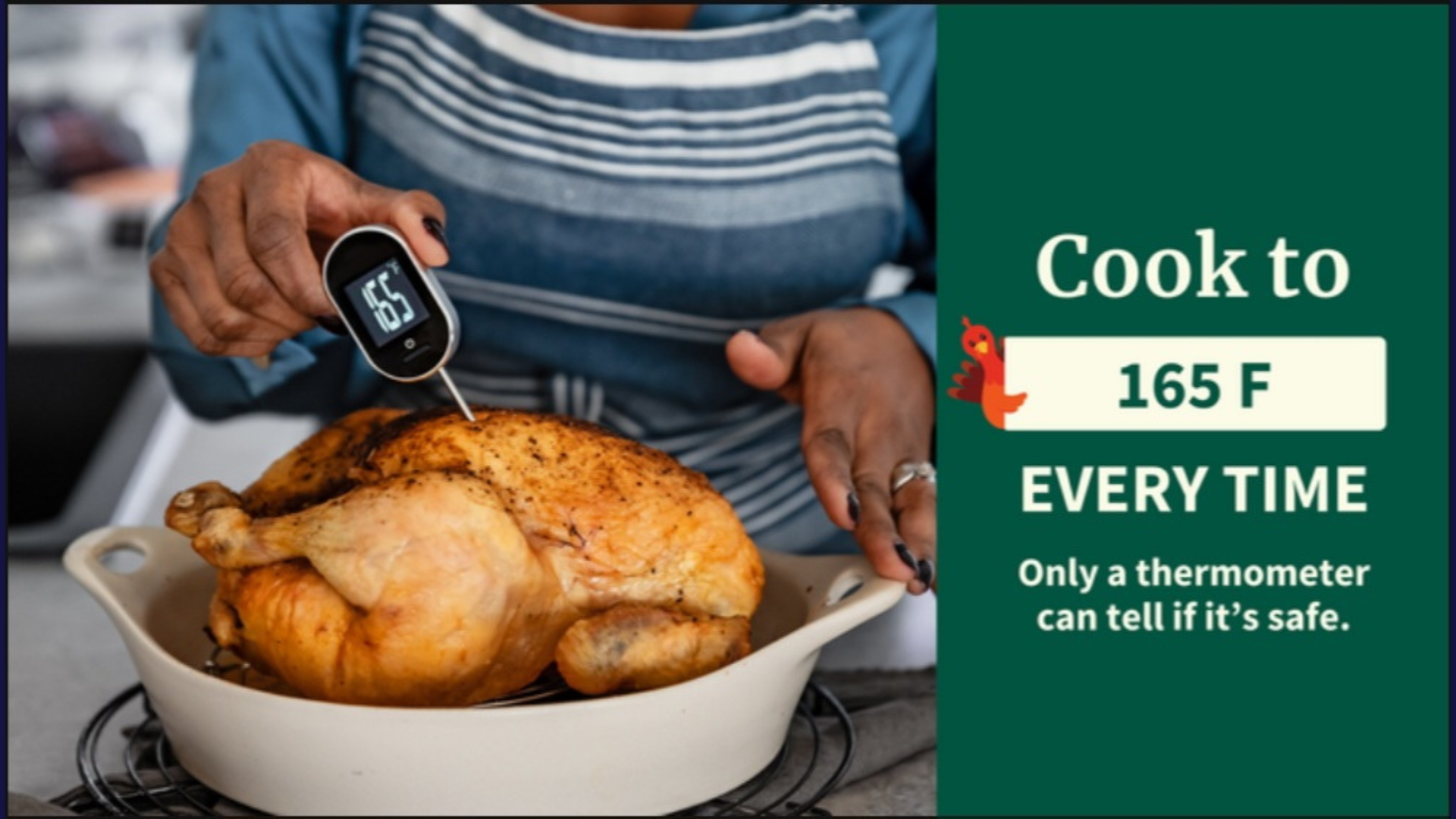 USDA Shares Tips for Knowing When Your Turkey Is Safely Cooked ...