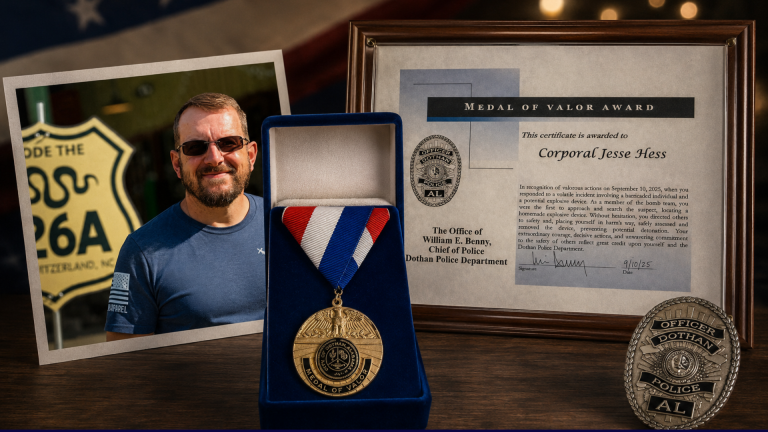 A Hero at Work, A Father at Home: Medal of Valor Award - Wiregrass ...